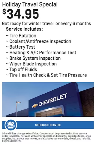 Chevrolet Service & Parts Coupons Baltimore MD | Columbia | Parts Specials